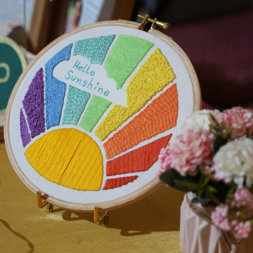 DIY Sunshine Embroidery Kit | Irisartlab – Iris Art Lab